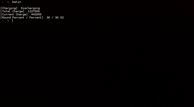 Ehl: [Python 3] Console Battery Monitor In Python [Using BAT0]