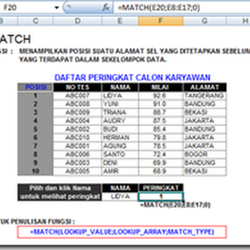 Rumus Excel Dikurangi - test clon