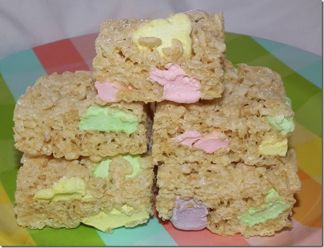 Baking And Boys!: Spring Marshmallow Rice Krispies Treats and Gummy ...