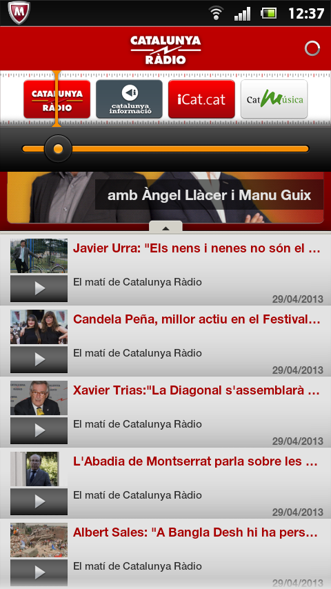Catalunya Ràdio - Aplicacions d'Android a Google Play