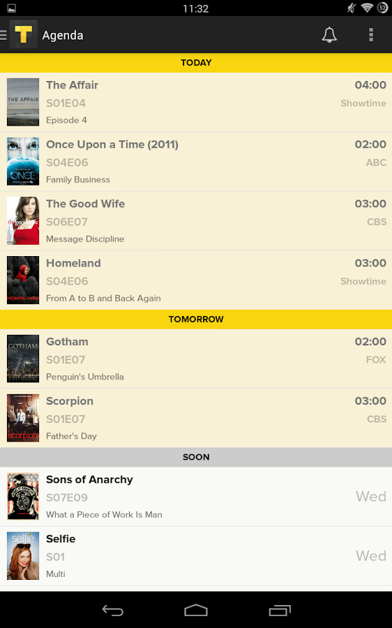 TVShow Time, TV show guide - Android Apps on Google Play