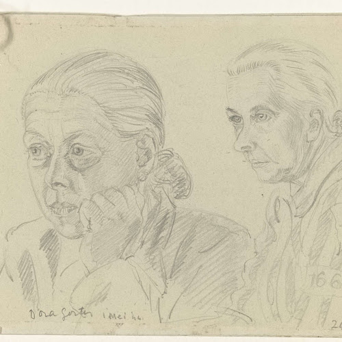 Portretten van Dora en Titia Gorter, To Frank-Stoltz, 1943 - 1944 ...