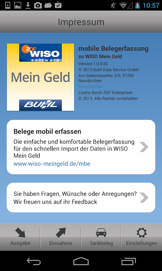 WISO Belegerfassung – Android-Apps auf Google Play