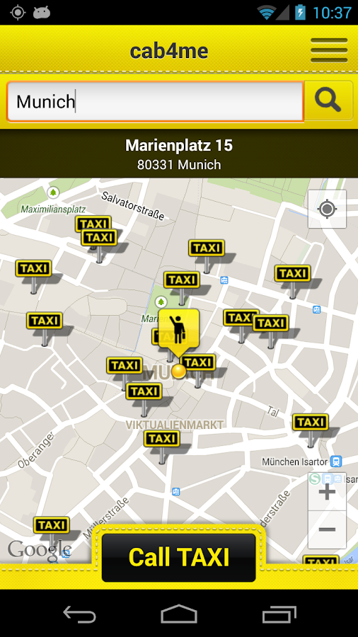 cab4me taxi finder - Android Apps on Google Play