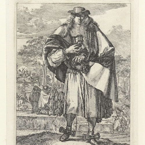 Figures à la Mode, Romeyn de Hooghe, 1670 - 1685 - Rijksmuseum