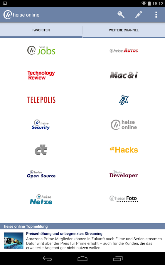 heise online - News – Android-Apps auf Google Play