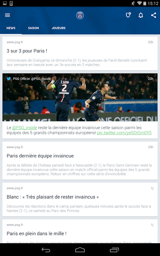 Onefootball - Pur football ! – Applications Android sur Google Play