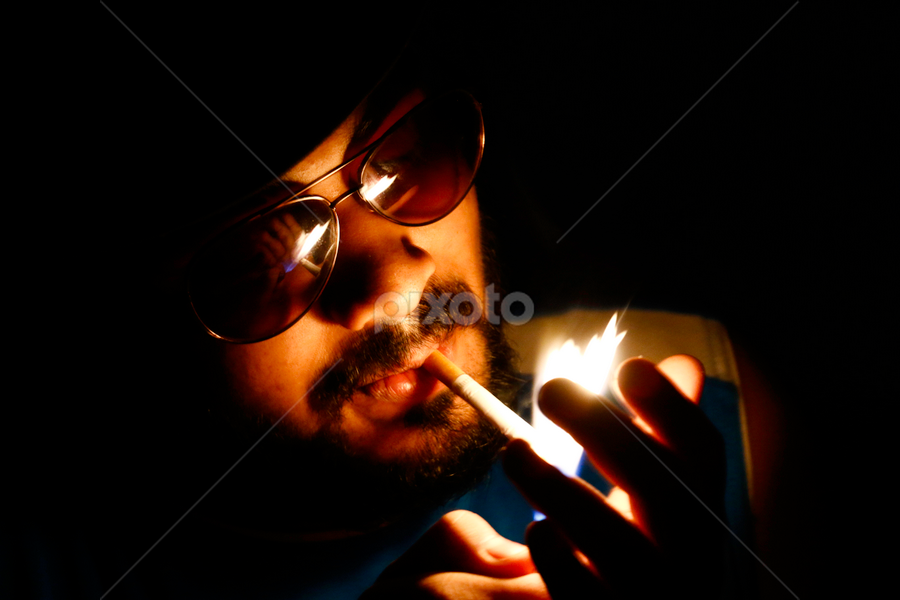 People Smoking Photography