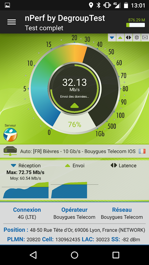 Speed test - Débit Internet & Test wi-fi, 3G, 4G – Applications Android ...