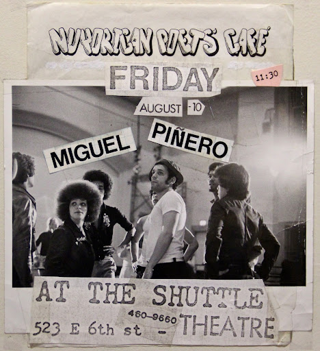 Nuyorican Poets Cafe: Miguel Pinero - Poster — Google Arts & Culture