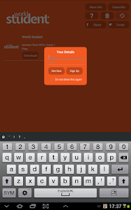 World Student Magazine 1.0 – World Student is a new magazine aimed at ...