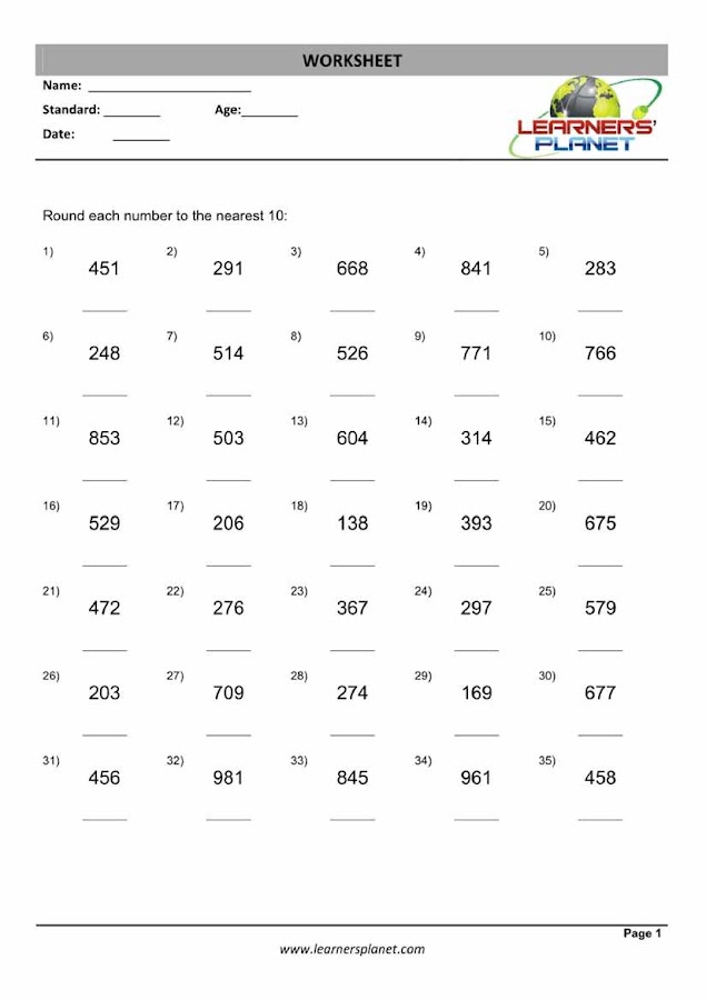 74 MATHEMATICS GRADE 6 WORKSHEETS SOUTH AFRICA