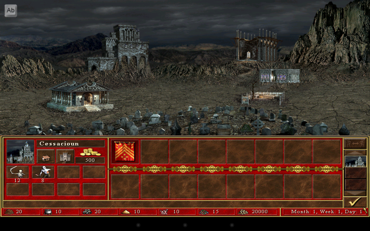 안드로이드로 HOMM3 구동하기 - 이전 고전게임 갤러리