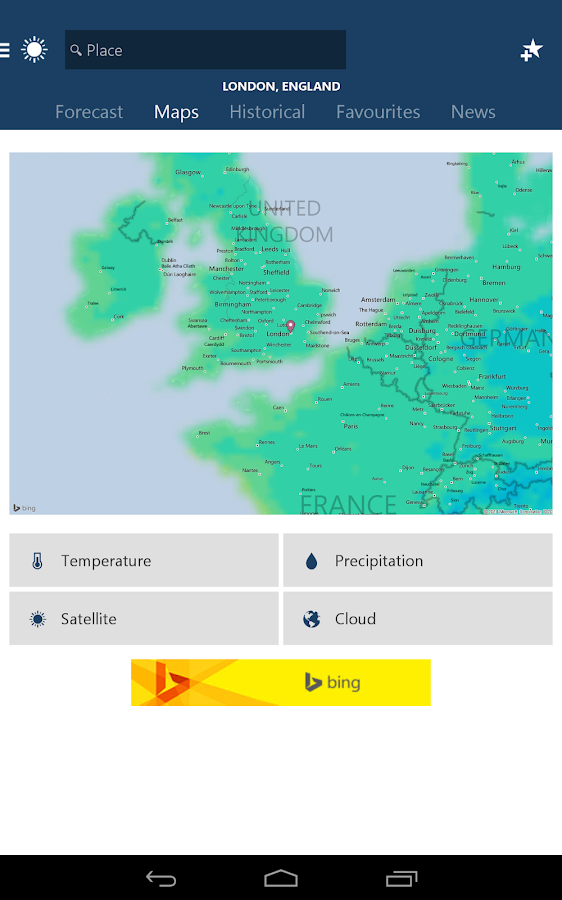 MSN Weather – Android Apps on Google Play