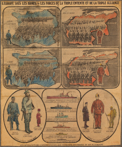 L'Europe et les armes. Les forces de la Triple Entente et de la Triple ...