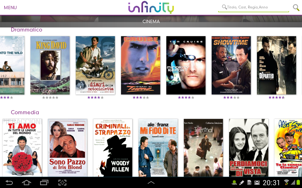 Infinity - App Android su Google Play