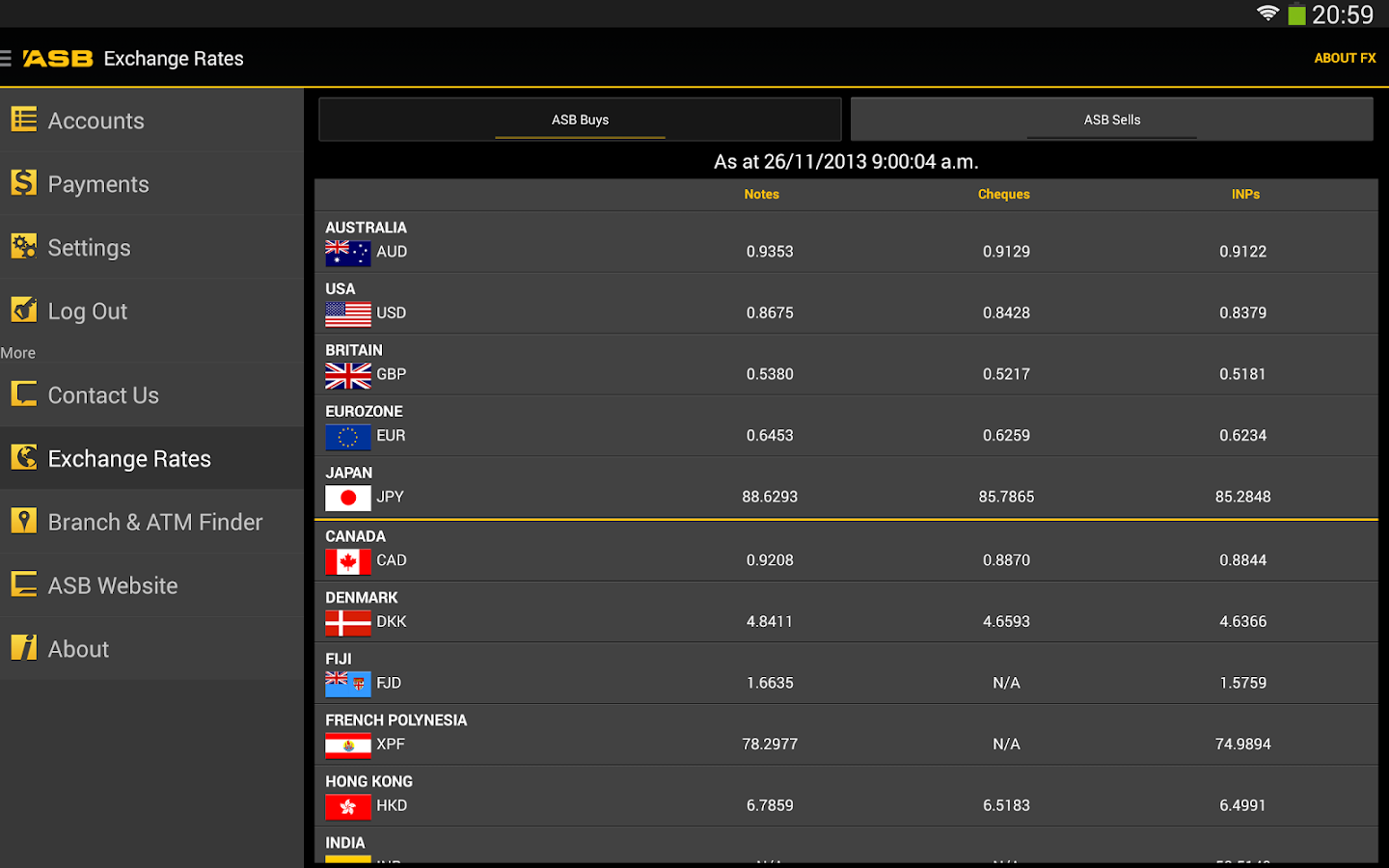 ASB Mobile Banking - screenshot