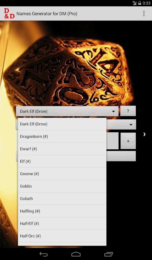 D&D Names Generator (PRO) - Android Apps on Google Play
