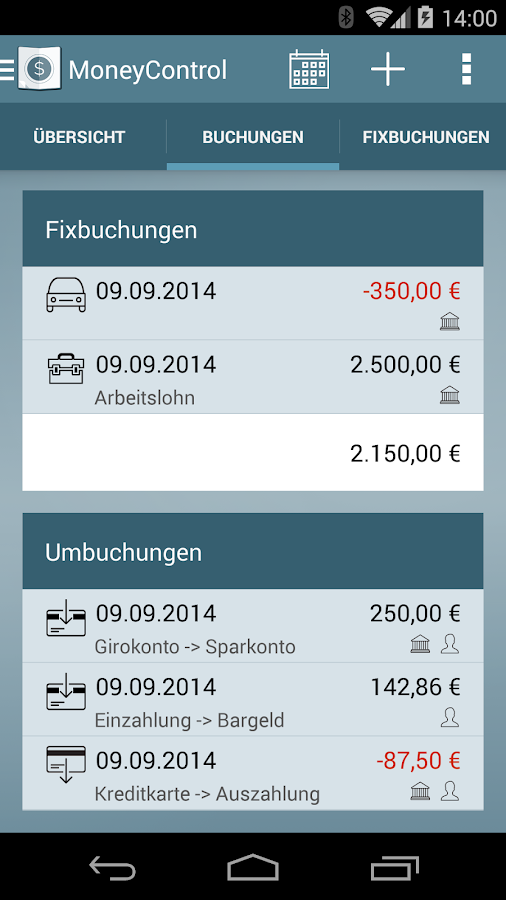 Haushaltsbuch MoneyControl – Android-Apps auf Google Play