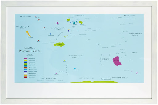 Political Map of Phantom Islands - Agnieszka Kurant — Google Arts & Culture