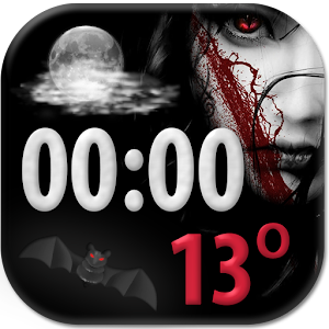 Scary Clock Weather Widget - Latest version for Android App