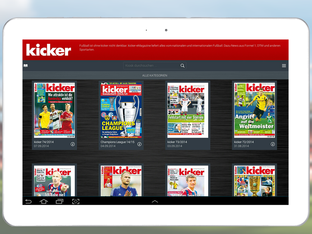 kicker eMagazine – Android-Apps auf Google Play