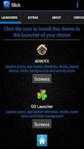 Slick Launcher Theme Blue – Slick Icon Theme – Android Personalization Apps