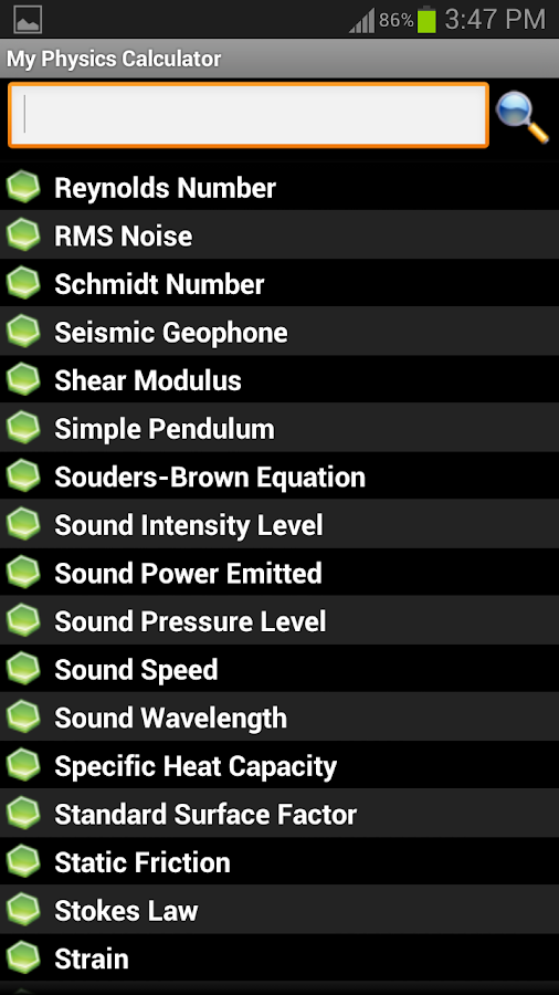 My Physics Calculator - Android Apps on Google Play