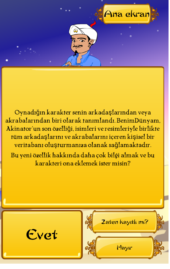 Akinator the Genie - Google Play'de Android Uygulamaları