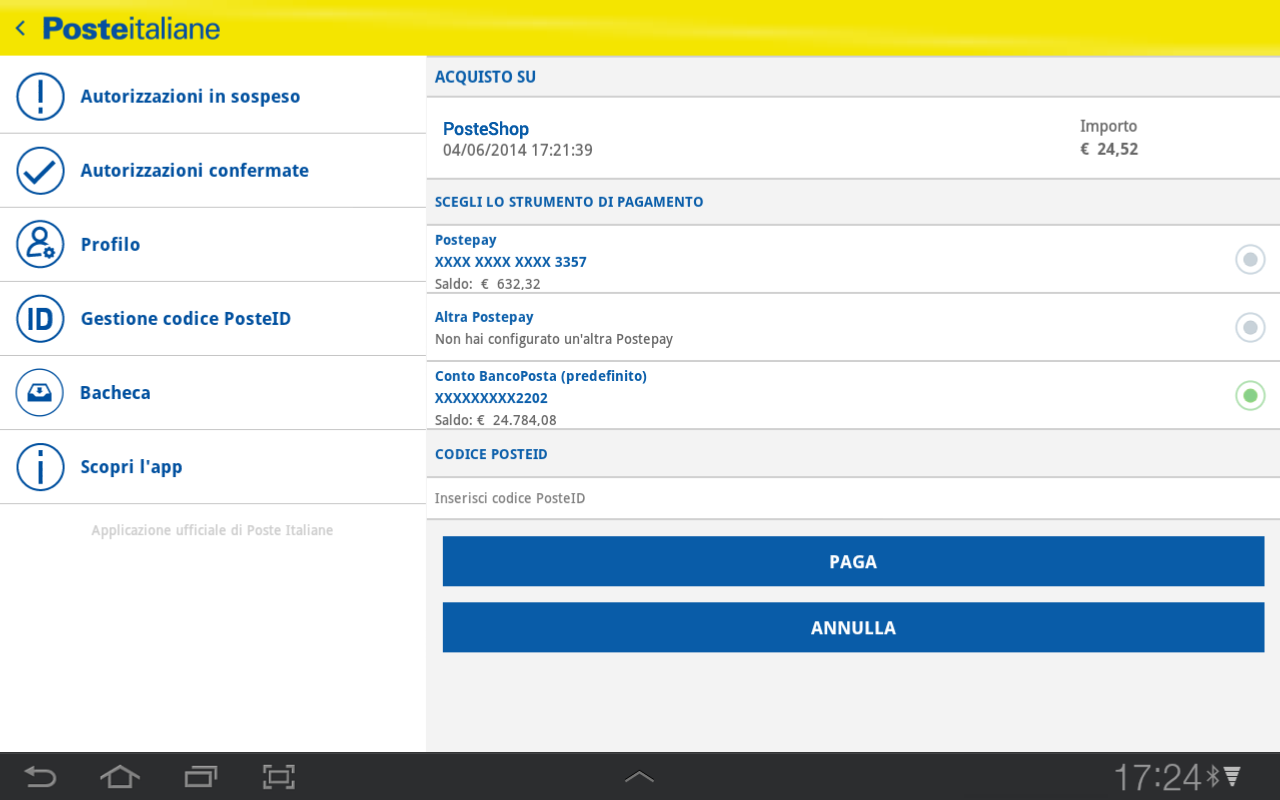 PosteID - App Android su Google Play