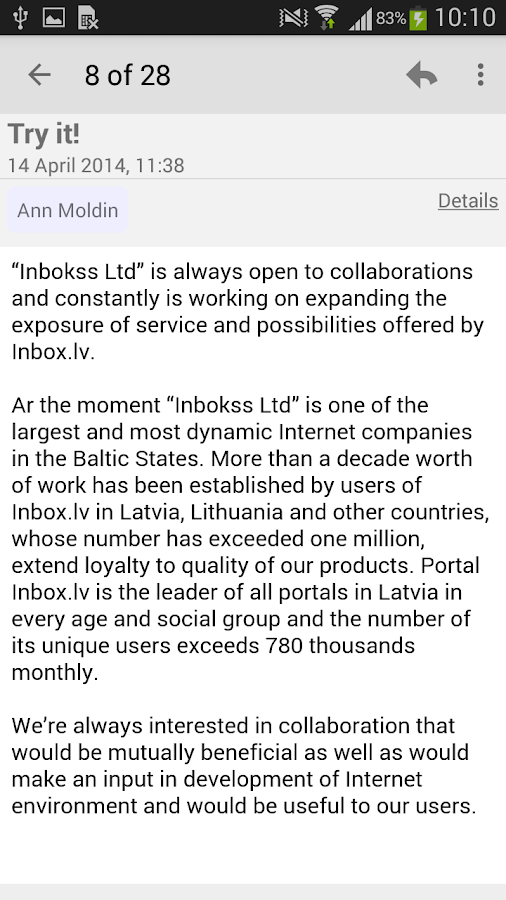 Inbox.lt - Android Apps on Google Play