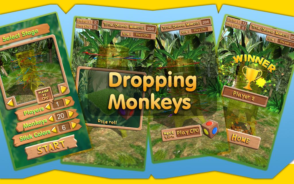 Dropping Monkeys 3D Board Game - Play Together - Android Apps on Google ...