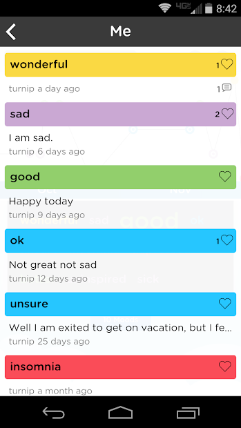 Moodtrack Social Diary - Apps on Google Play