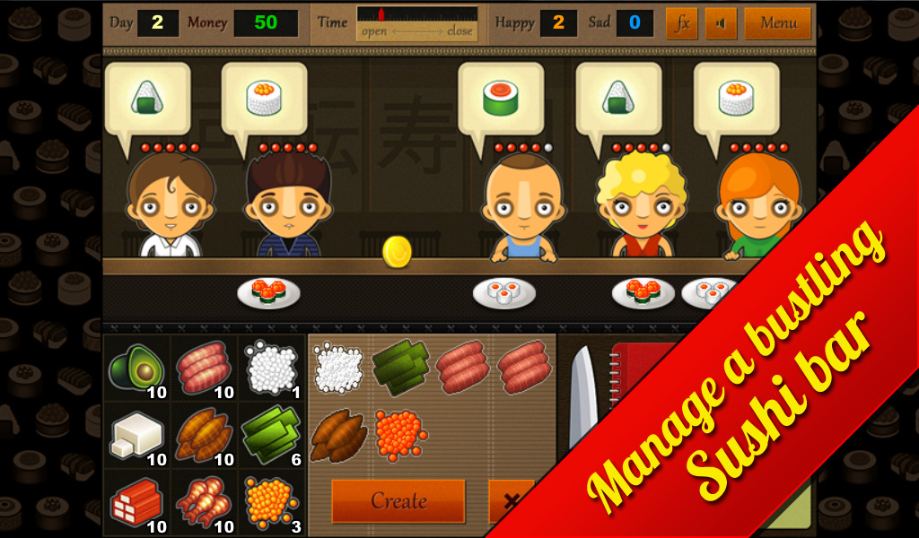 Sushi Bar (Android) reviews at Android Quality Index