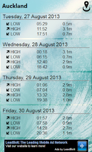 Tide Time NZ FREE – Shows tides time for NZ – Android Weather Apps