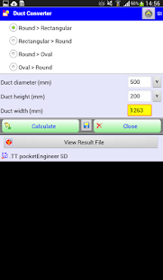 HVAC duct sizer - a Ductulator - Apps on Google Play
