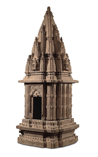 Sandstone miniature Hindu temple — Google Arts & Culture