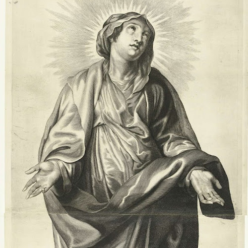 Maria, Mattheus Borrekens, after Erasmus Quellinus (II), after Anthony ...
