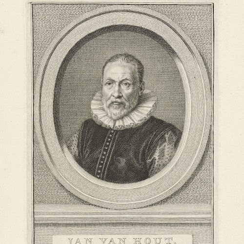 Portret van Jan van Hout, Jacob Houbraken, after Willem Isaacsz. van ...