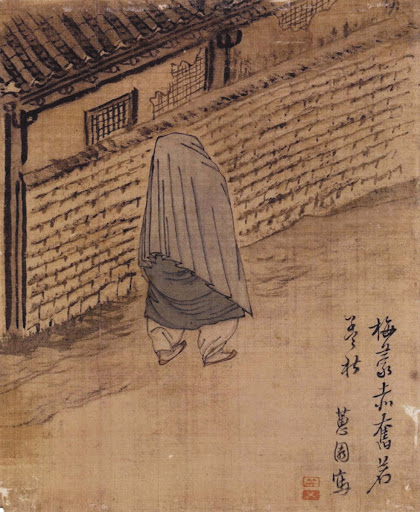 Woma Wearing a Long Veil - Shin Yun-bok — Google Arts & Culture