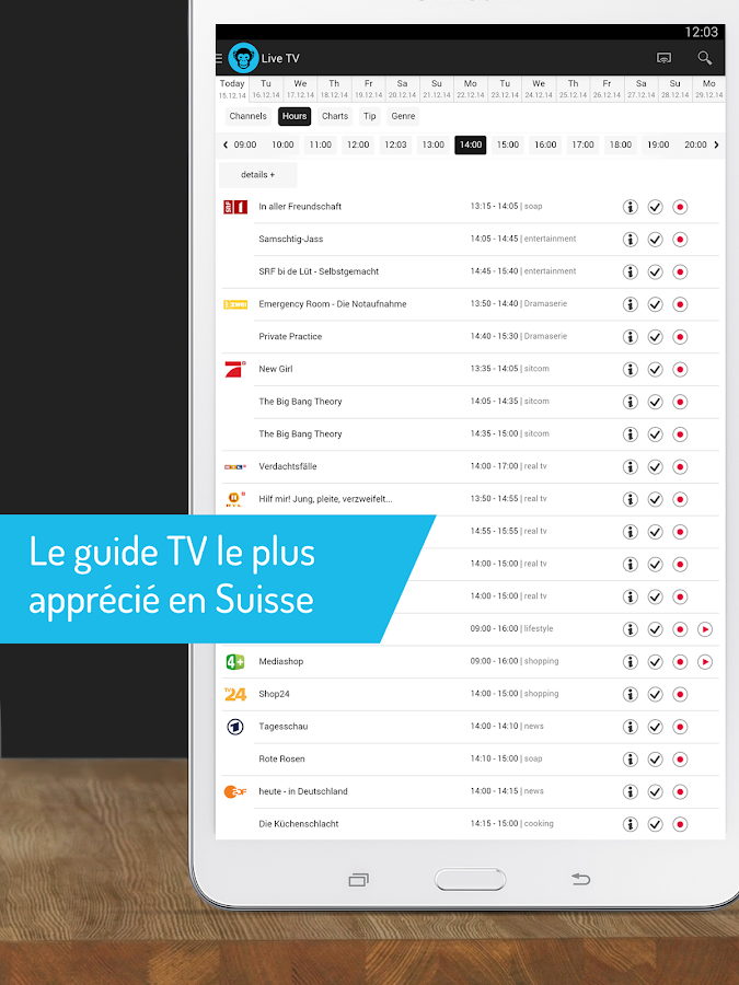 Teleboy TV Live – Applications Android sur Google Play