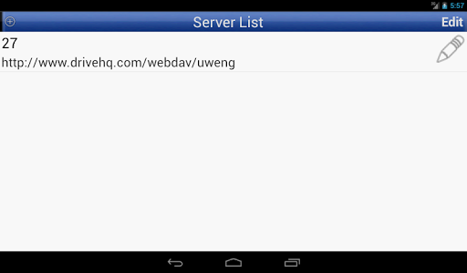 My WebDAV(WebDAV Client) – My WebDAV is a good WebDAV client. – Android Tools Apps