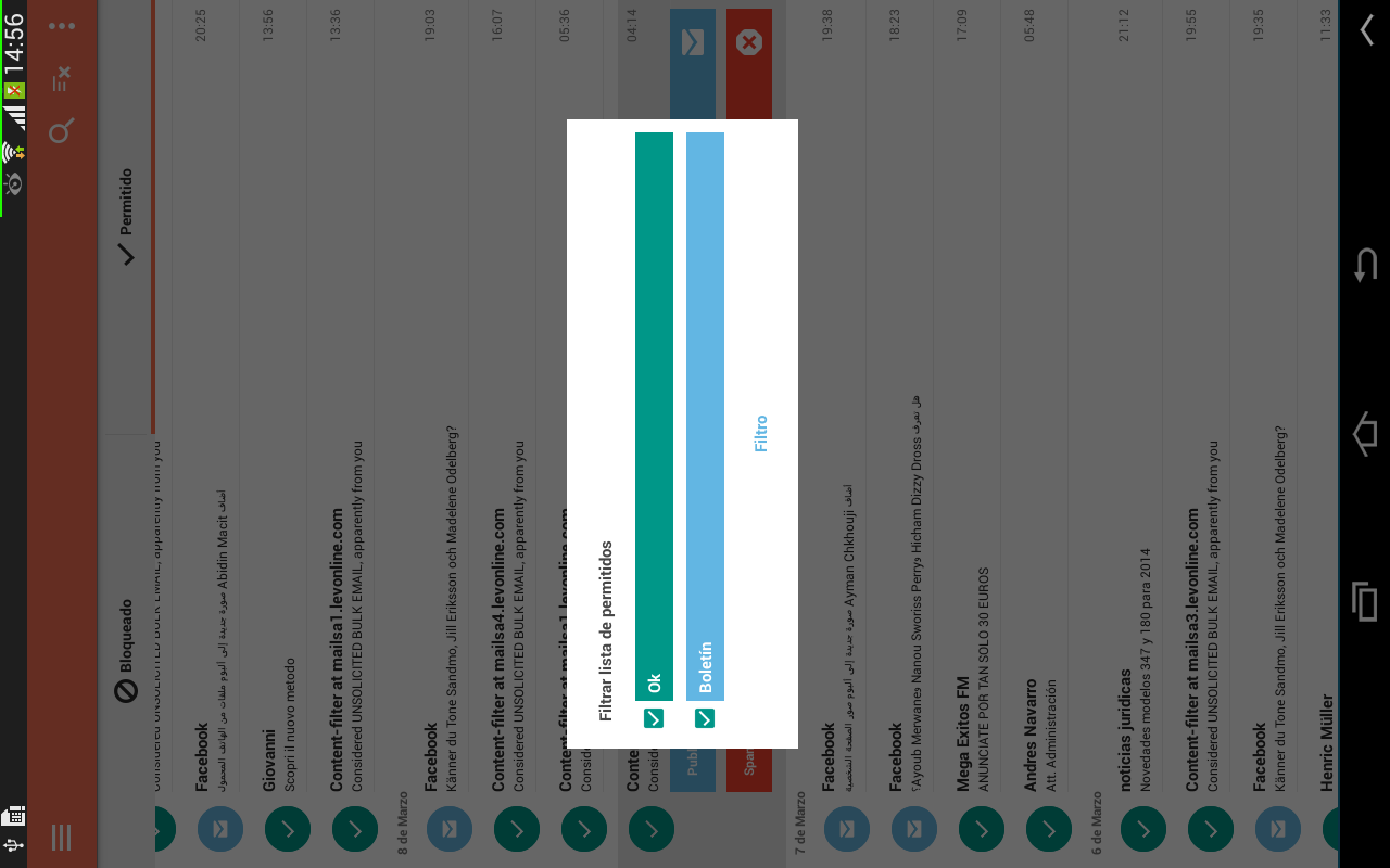 SpamDrain - filtro de spam para correo - Aplicaciones de Android en ...