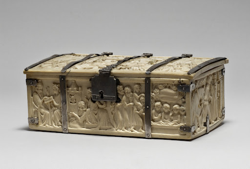 Ivory casket with scenes from the Romances — Google Arts & Culture