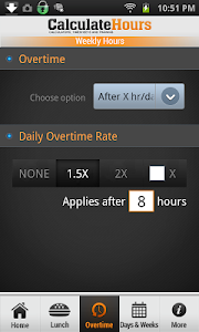 Time Card Calculator-TimeClock – Advanced Lunch & Overtime features ...