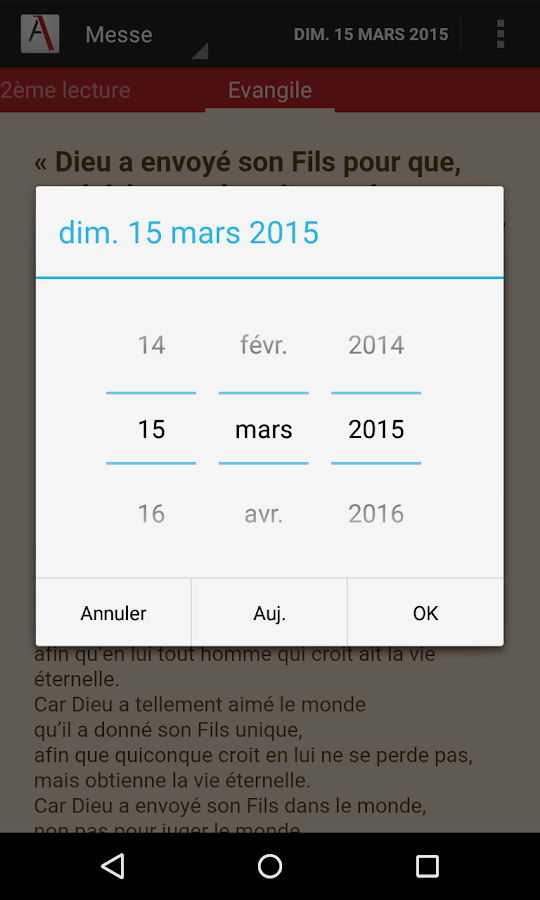Aelf - Lectures du jour – Applications Android sur Google Play