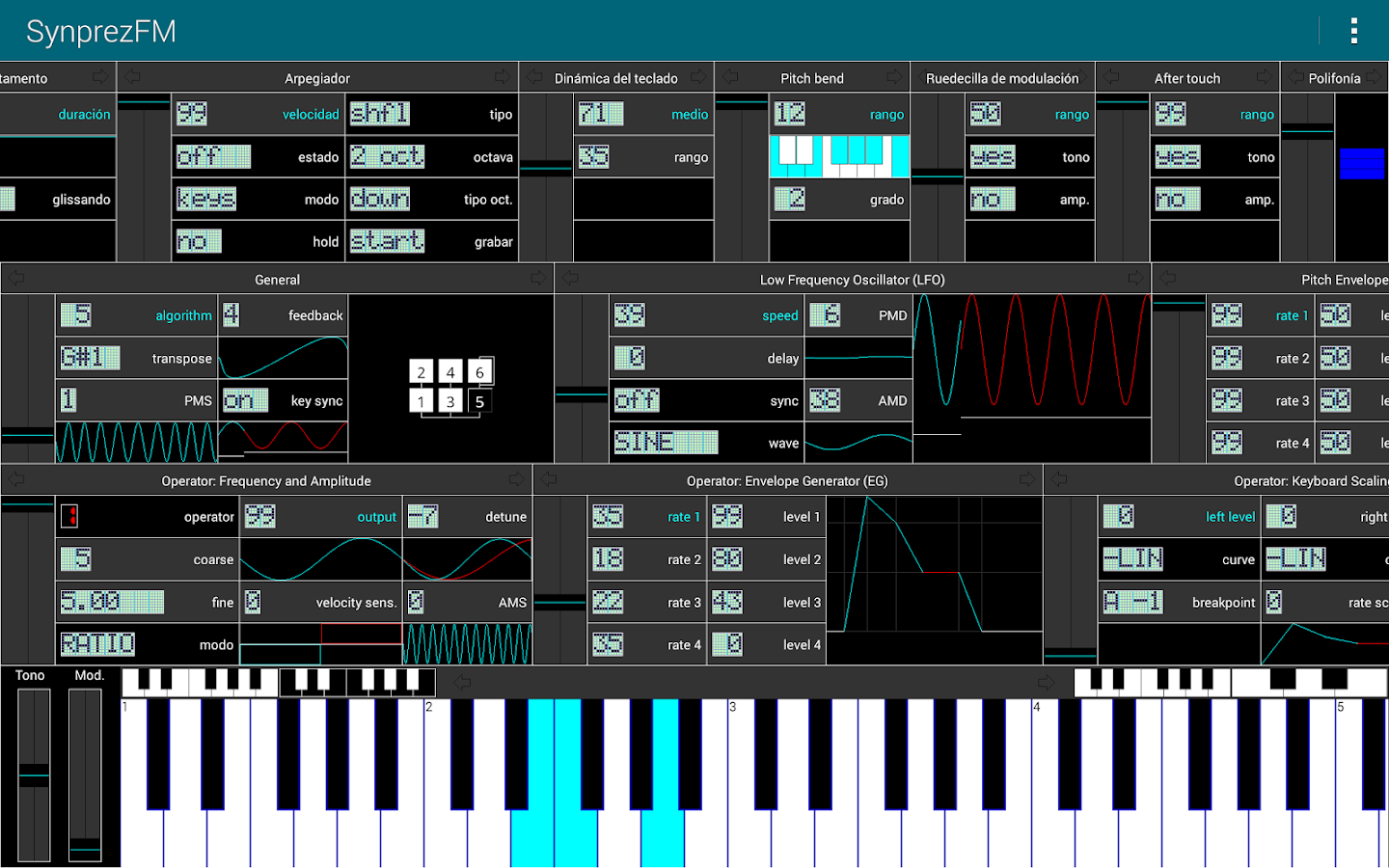 Sintetizador FM [SynprezFM II] - Aplicaciones de Android en Google Play