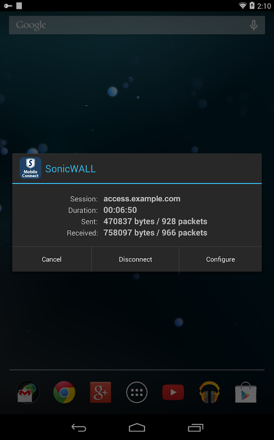 SonicWALL Mobile Connect - Google Play の Android アプリ