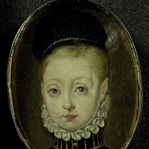 Jacobus I (1556-1625), de latere koning van Engeland, als kind, Arnold ...
