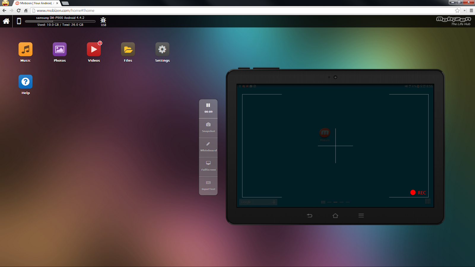 Mobizen-Your Android, Anywhere - Android Apps on Google Play